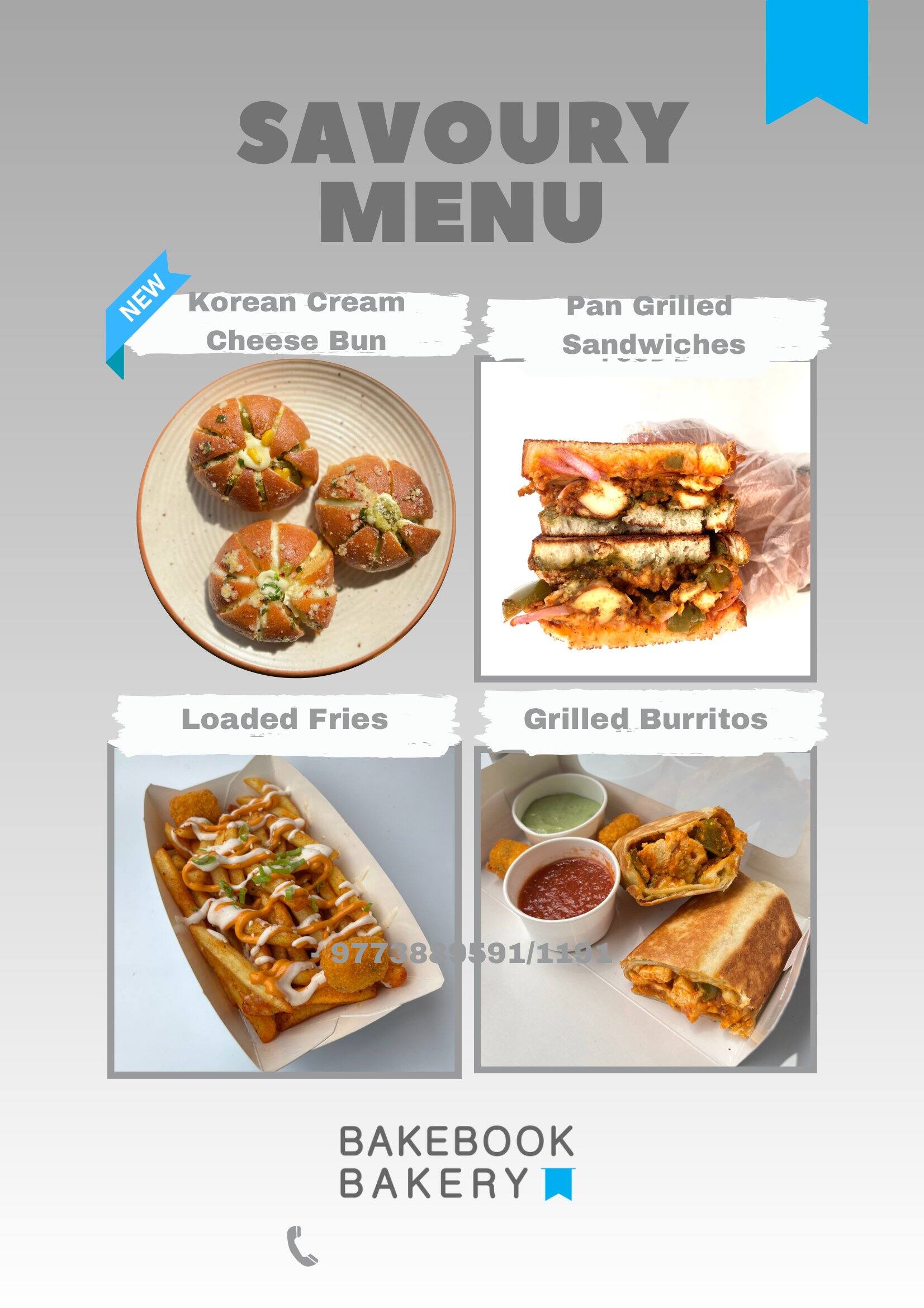 Menu of Bakebook Bakery, Anand Vihar, New Delhi