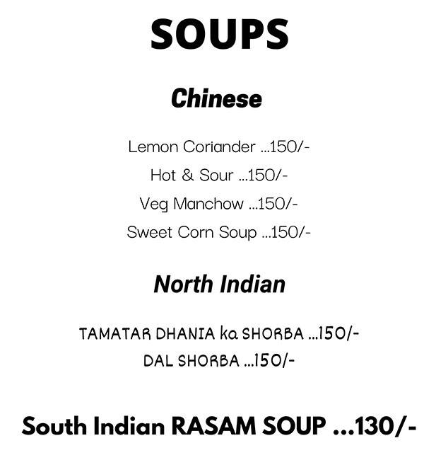 Menu at The Platform Restaurant, Panchkula