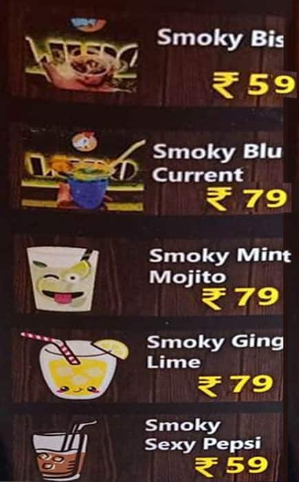 Menu at Ludo cafe, Cuttack