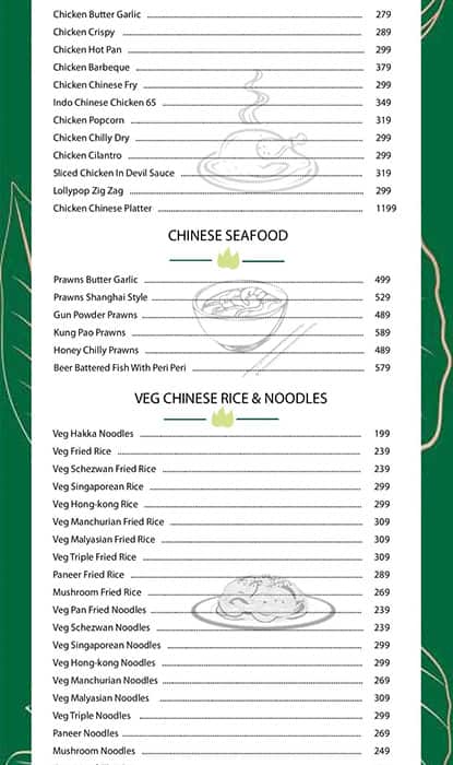 Menu at GREEN LEAF FAMILY RESTAURANT, BAR & LOUNGE, Ambernath