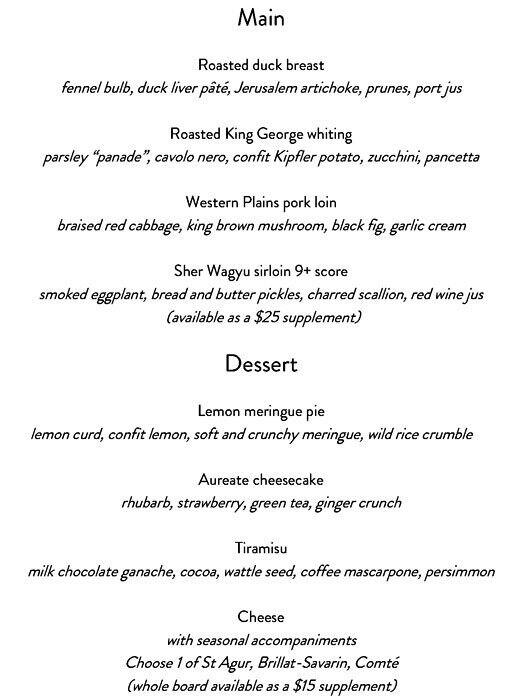 Menu at Fallingwater Restaurant & Club Bar Mid City Motor Inn, Ballarat ...