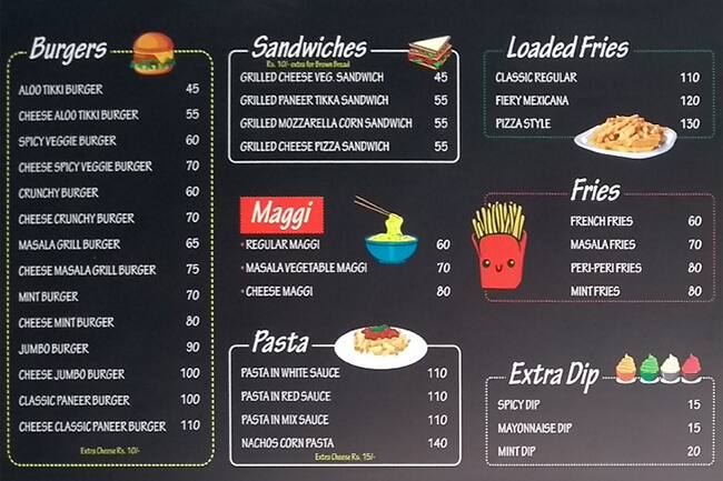 Menu at MY SHOPPE, Delhi, Shop No C