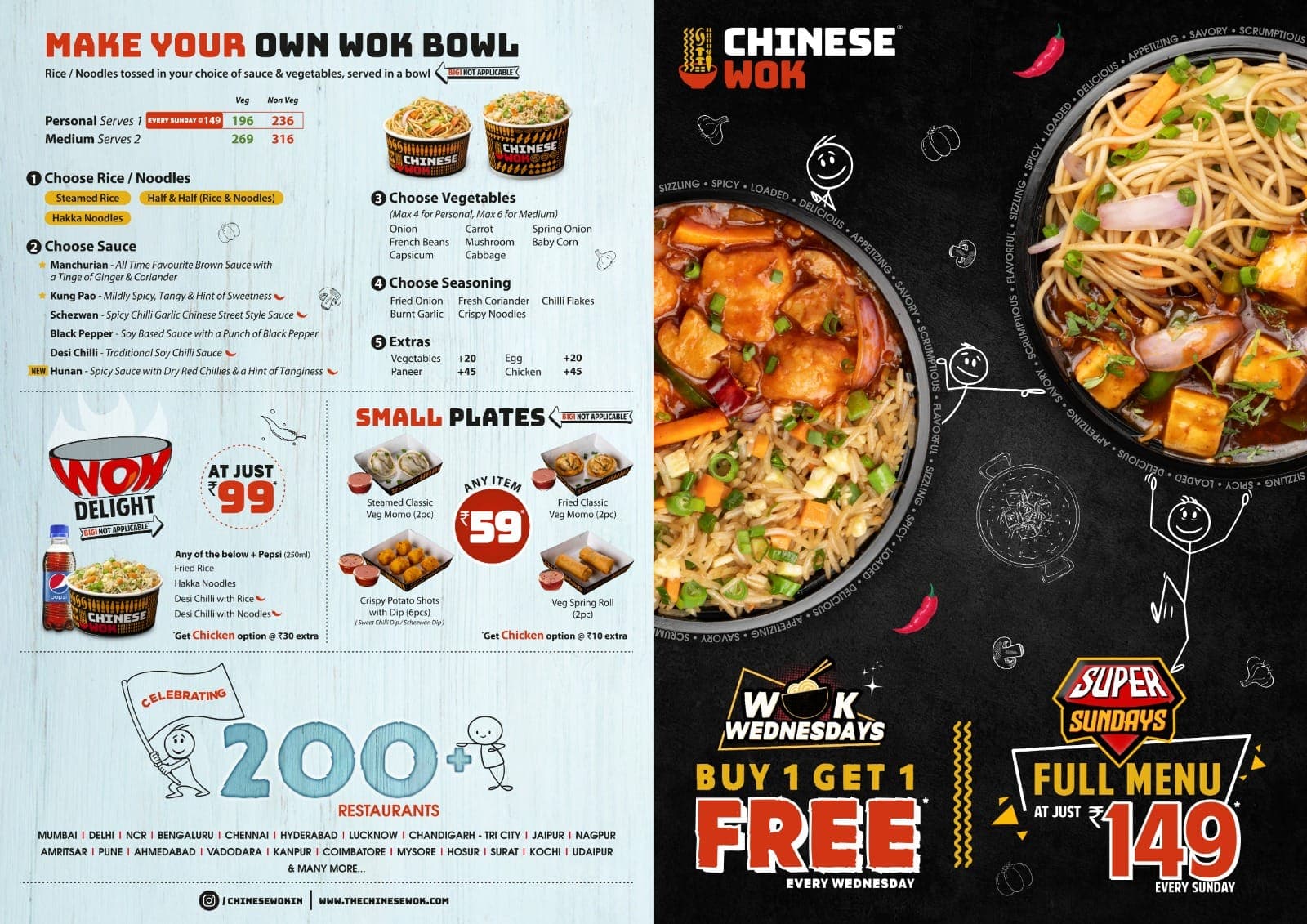 Menu of Chinese Wok, Tiruvottiyur, Chennai