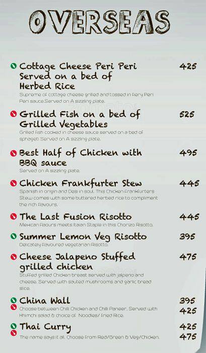 Menu at Re Cafe and Bar, New Delhi, G5R3+FXW