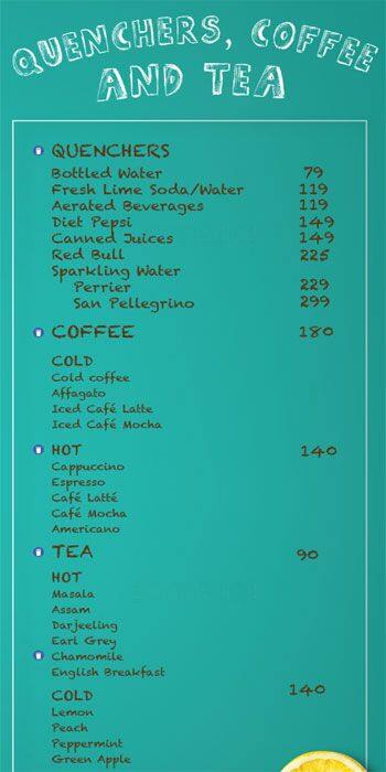 Menu at Re Cafe and Bar, New Delhi, G5R3+FXW