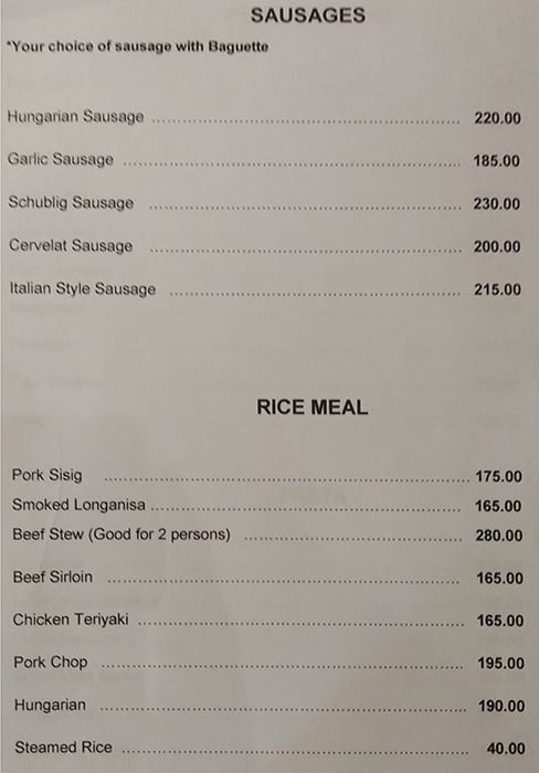 Menu at Tin Hao Dimsum - Puregold Price Club (Shaw), Mandaluyong