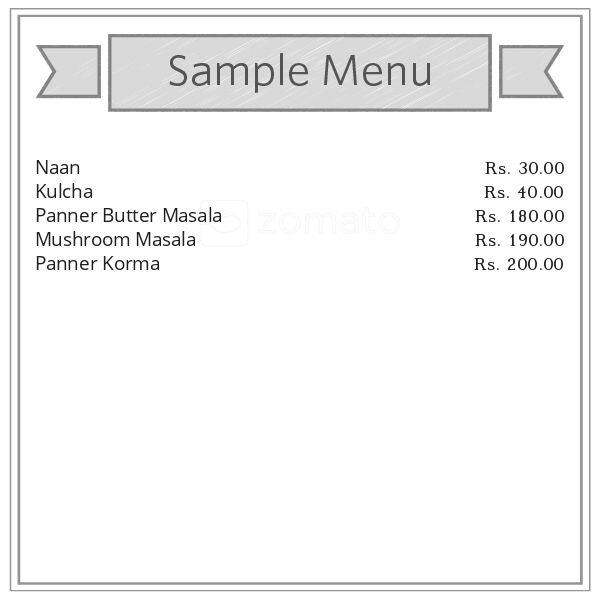 Menu of Mamta Hotel, Mango, Jamshedpur
