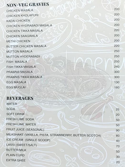 Menu at Biryaniwala, Mysuru, Shop 2961/56
