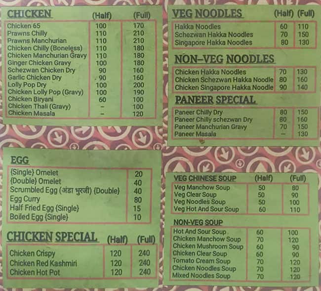 Menu of Shri Gajanan Snacks Center, Manpada, Thane West, Thane