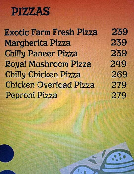 Menu at Salt 7 Cafe, New Delhi