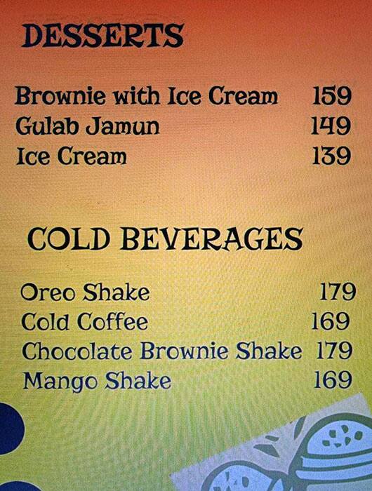 Menu at Salt 7 Cafe, New Delhi