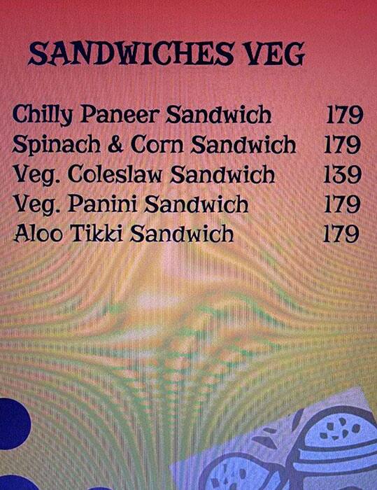 Menu at Salt 7 Cafe, New Delhi