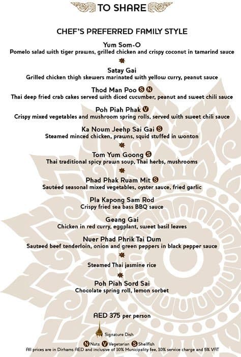 Thiptara- Palace Downtown Menu - Zomato