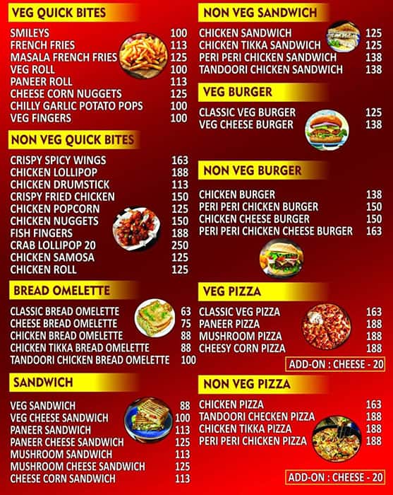 Menu of Hunger Bite, Pallavaram, Chennai