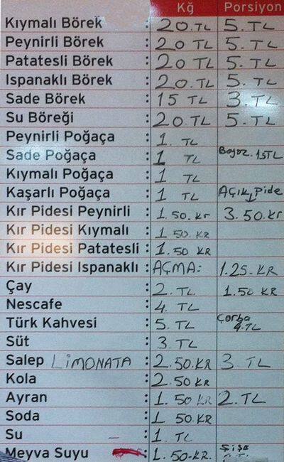 Elif Börek Menü, Elif Börek, Bulgurlu, İstanbul için Menü - Zomato Türkiye