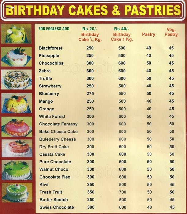 Bakers Prime Menu, Menu for Bakers Prime, Baner, Pune - Zomato