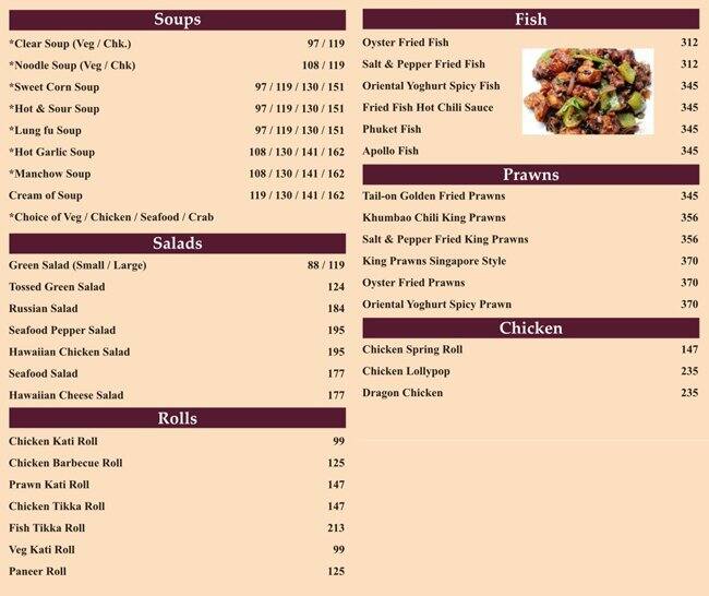 Fisherman's Fare Menu, Menu for Fisherman's Fare, Egmore, Chennai - Zomato