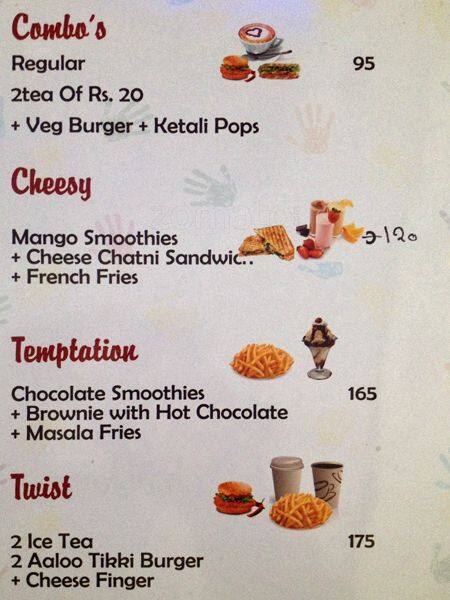 Menu at Ketali the chai & sndwhich ADDA, Indore, QV3P+9H5