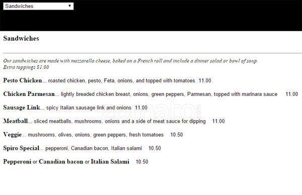 Menu at Olympia Pizza & Spaghetti House II pizzeria, Seattle, Interlake ...