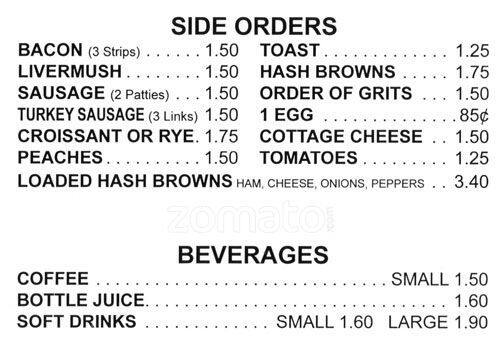 Menu at Niko's Grill restaurant, Charlotte, Airport Center Pkwy