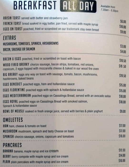 Menu at Clay Oven restaurant, Greensborough
