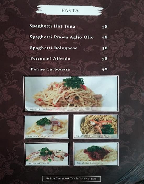 Menu at Rumah Putih restaurant, Central Jakarta, Jl. Cemp. Putih Tengah ...