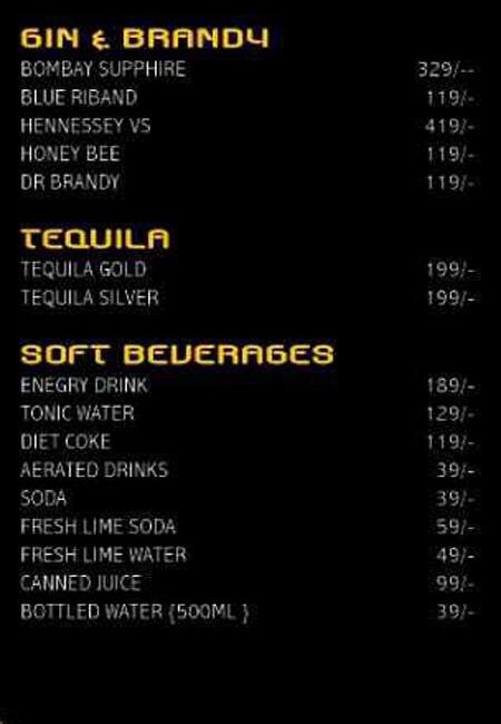 Menu at Swag Bar & Grill, Pune