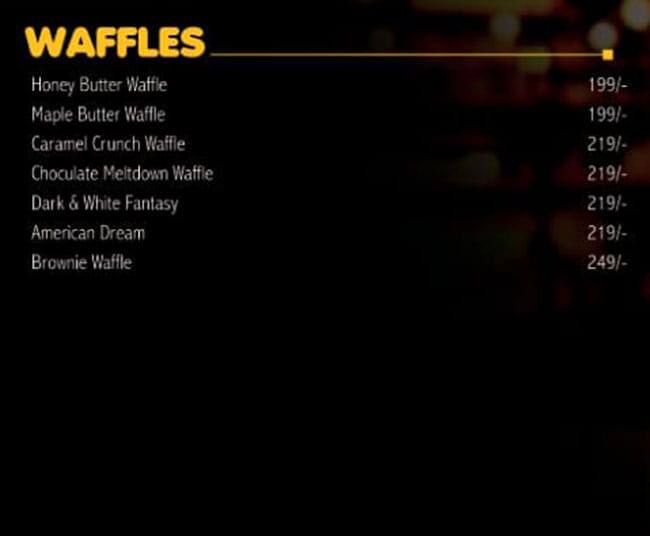 Menu at Swag Bar & Grill, Pune