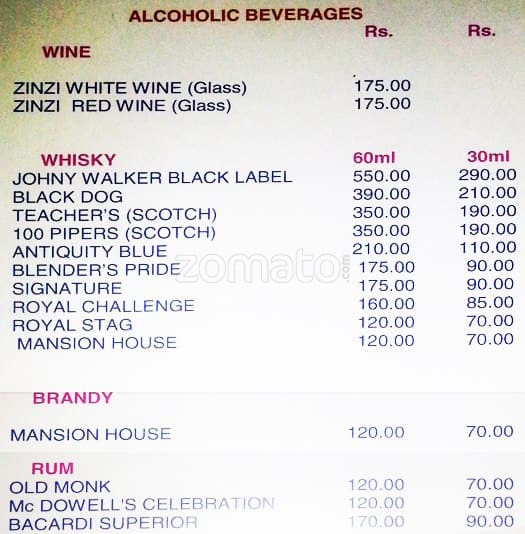 Menu at 777- Multicuisine Restaurant & Bar, Kolkata