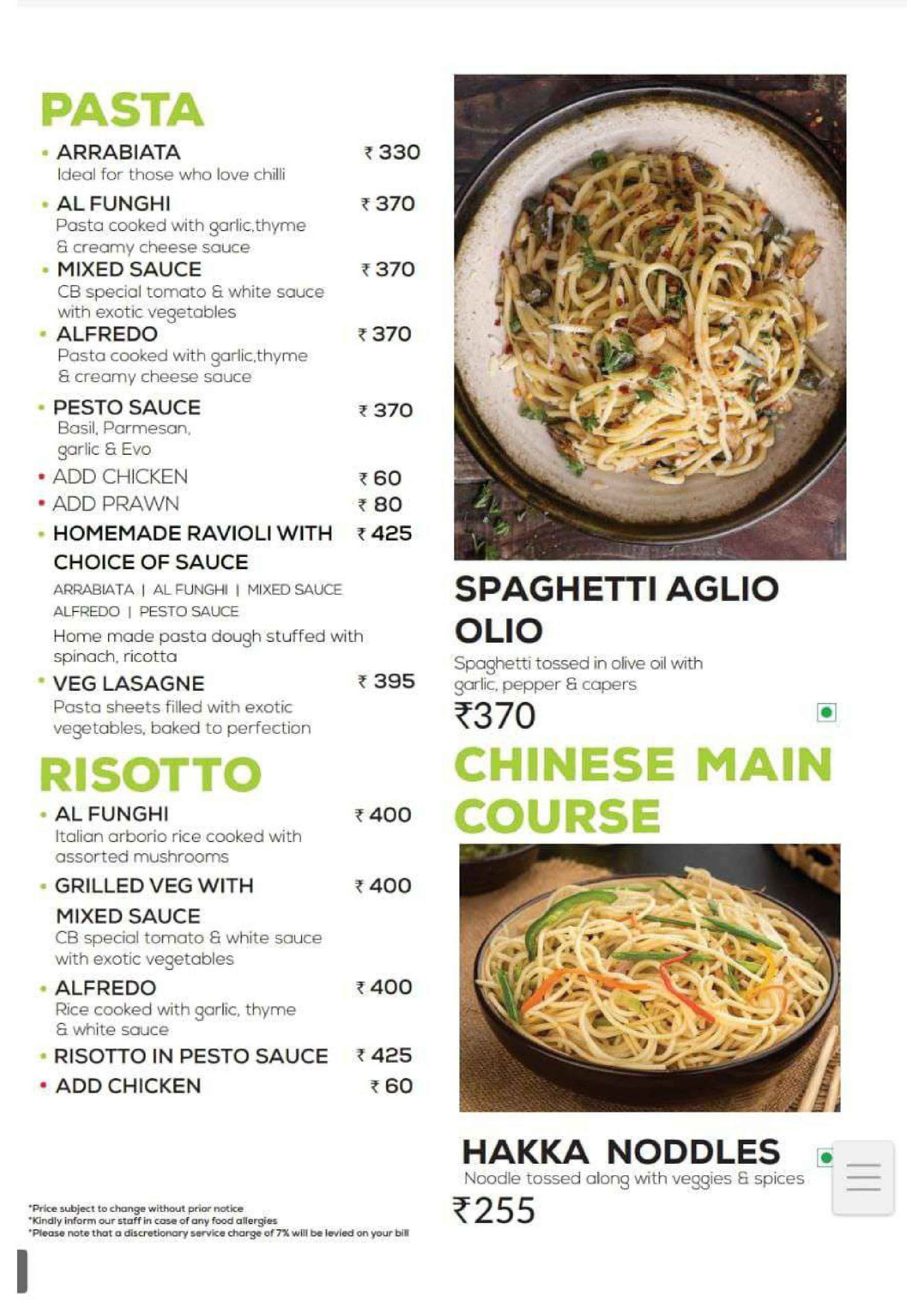 Menu at Chai Break, Kolkata, 7, Ho Chi Minh Sarani