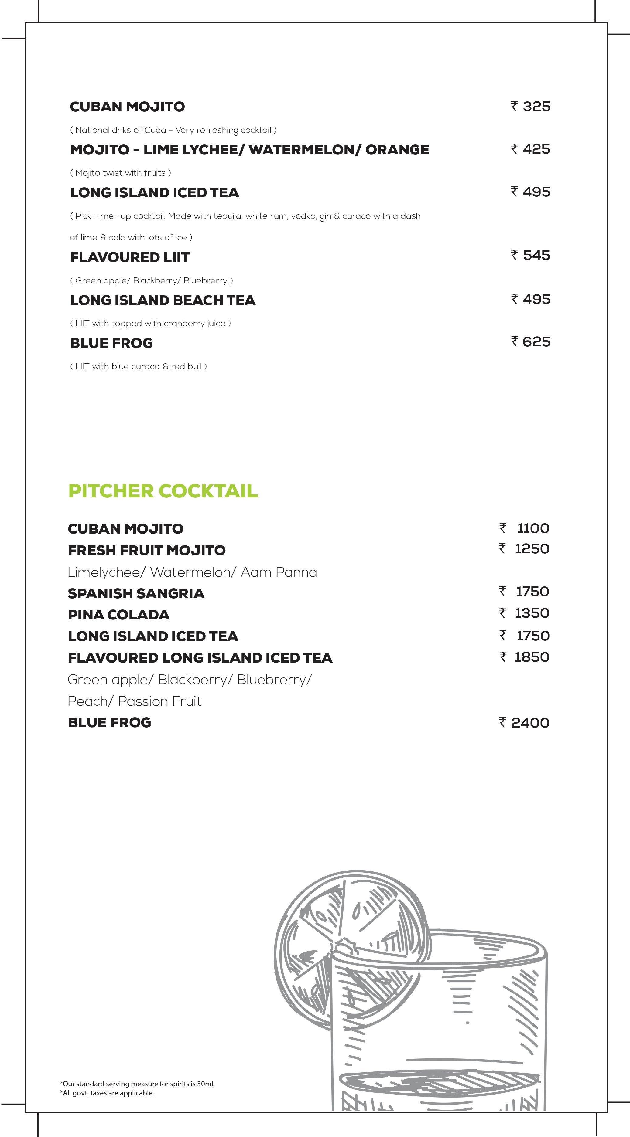 Menu at Chai Break, Kolkata, 7, Ho Chi Minh Sarani