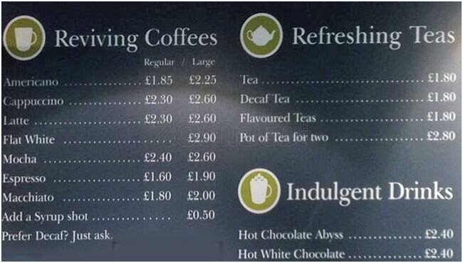 Menu At Waterstones Cafe Sutton 71 81 High St Menu At Waterstones Cafe Sutton 71 81 High St