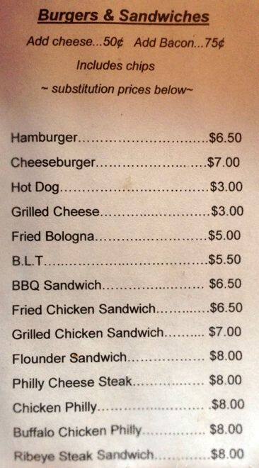 Menu at Two Trees Sports Bar & Grill, Denver