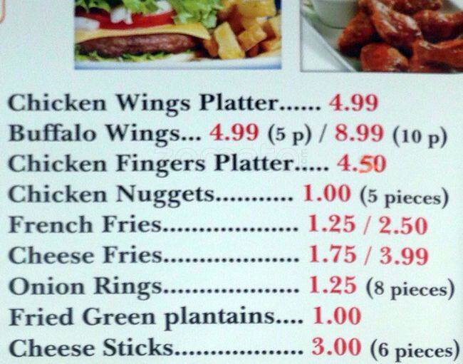 Menu at Frankford Mini Market, Philadelphia