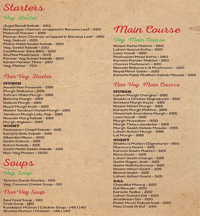 Menu at The Coconut Tree By Coconut Grove, Pune
