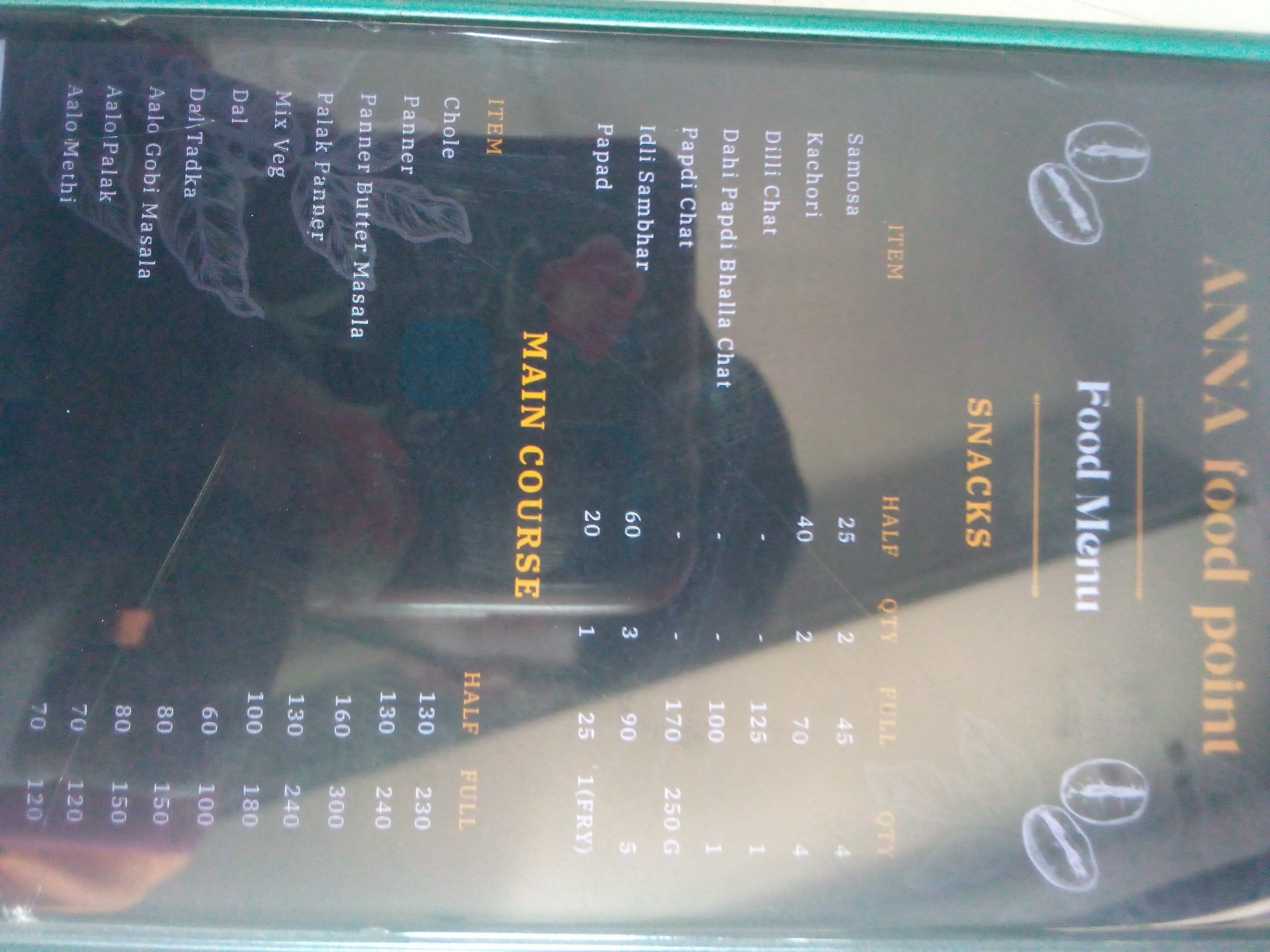 Menu of Anna Food Point, Vastral, Ahmedabad