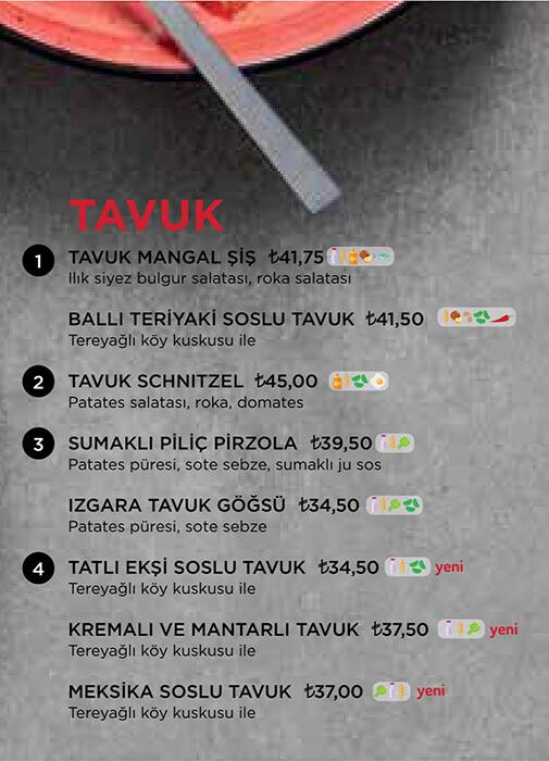 Menu at Big Chefs, Istanbul, Tarabya Mah. Yenikoy Caddesi No: 80
