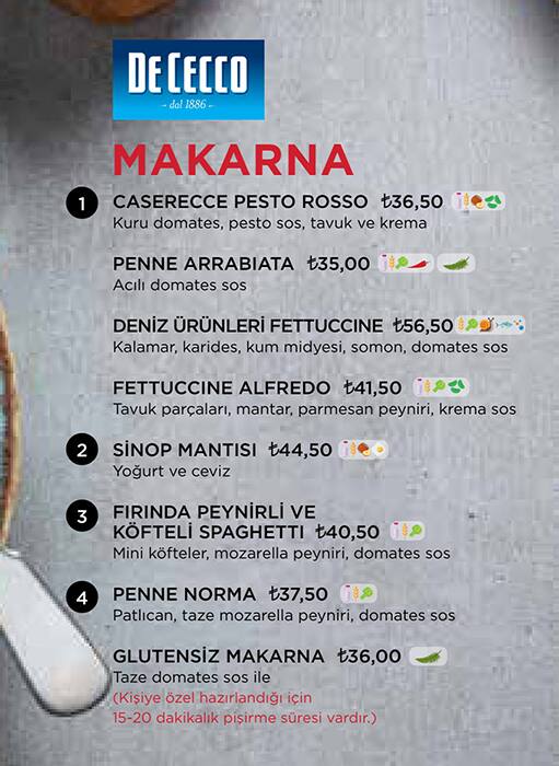 Menu at Big Chefs, Istanbul, Tarabya Mah. Yenikoy Caddesi No: 80