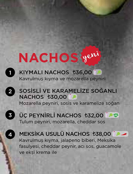 Menu at Big Chefs, Istanbul, Tarabya Mah. Yenikoy Caddesi No: 80