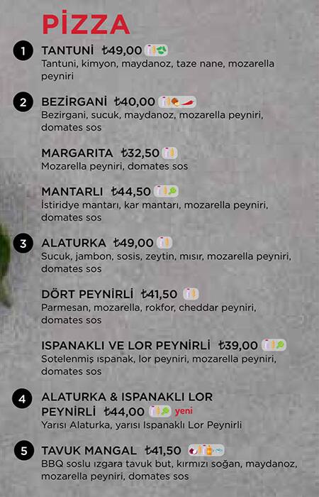 Menu at Big Chefs, Istanbul, Tarabya Mah. Yenikoy Caddesi No: 80