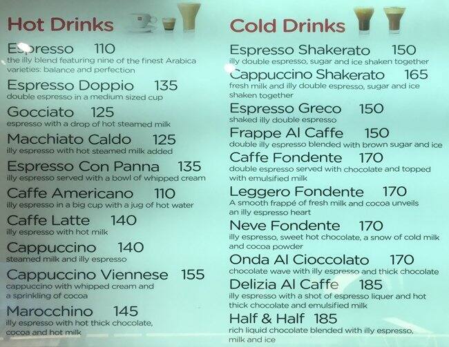 Menu at BreadTalk restaurant, San Juan, 1503 Ortigas Ave