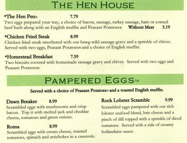 Menu at Le Peep Centennial restaurant, Centennial, E Ida Dr