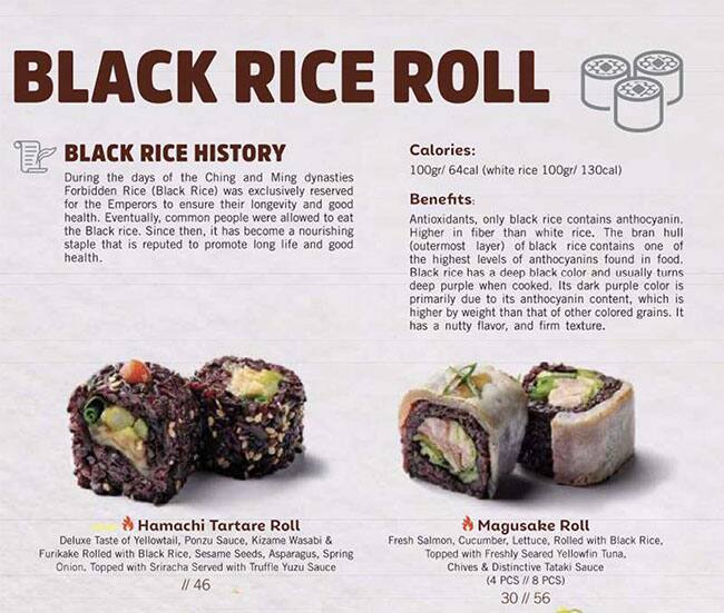 Menu at Miyabi Sushi - DIFC restaurant, Dubai