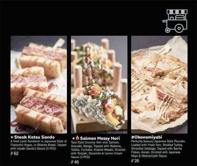 Carta del pub y bar Miyabi Sushi Difc, Dubai, Al Mustaqbal Street