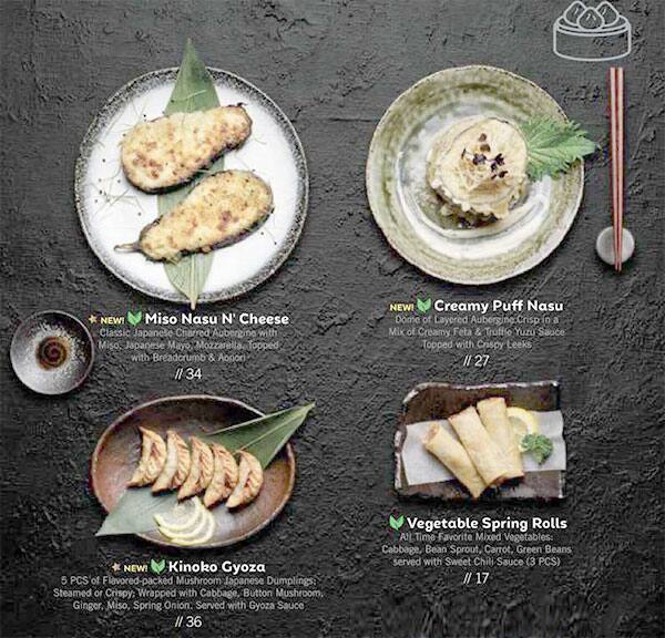 Carta del pub y bar Miyabi Sushi Difc, Dubai, Al Mustaqbal Street