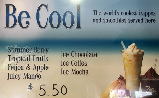 Menu at Highland Park Bakery, Auckland, 493 Pakuranga Rd