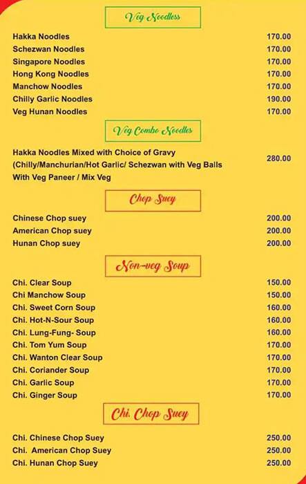 Menu of Ritesh Kitchen, Sakinaka, Mumbai