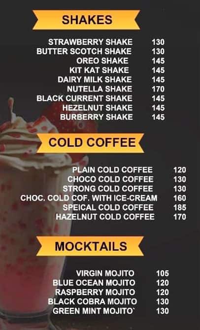 Menu of The Coffee Bar, Ulhasnagar, Thane