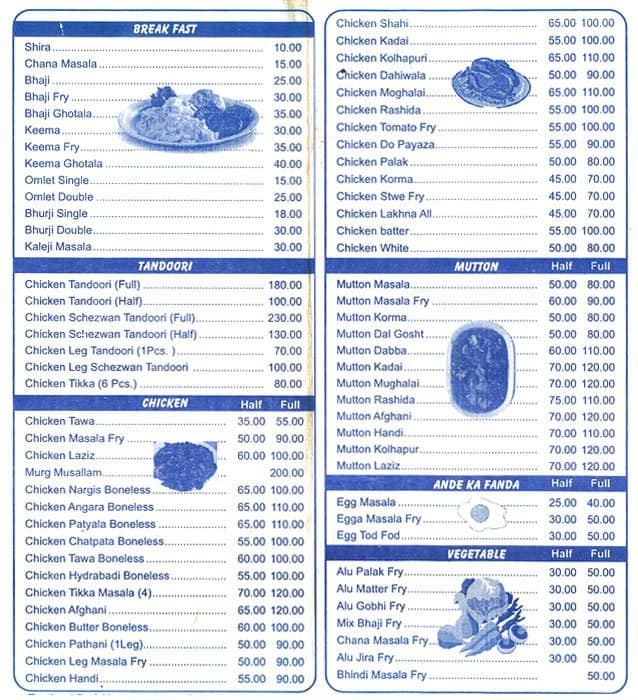Rajdhani Restaurant Menu, Menu for Rajdhani Restaurant, Near Andheri ...