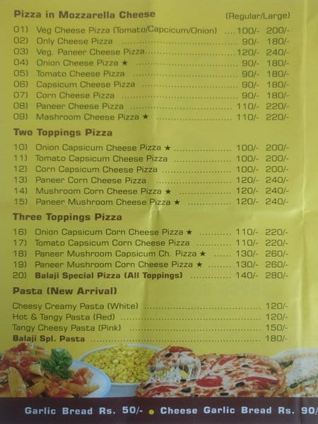 Balaji Fast Food Menu, Menu for Balaji Fast Food, Tardeo, Mumbai - Zomato